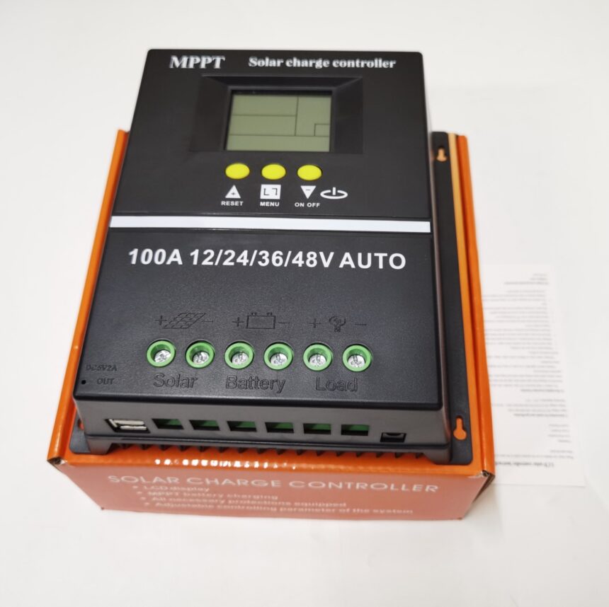 Controlador de carga solar 100A MPPT 12V / 24V / 36V / 48V – Tienda Electromécanica Nuñez